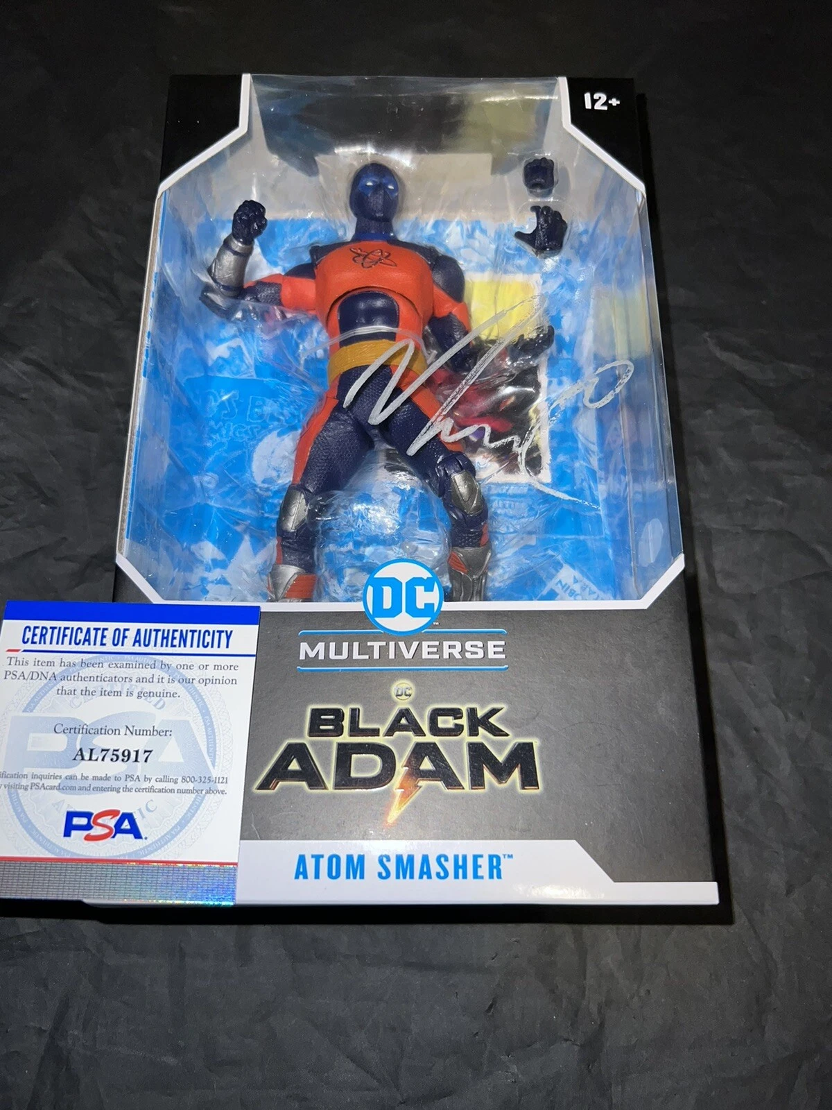 Noah Centineo Signed Atom Smasher Figurine DC Multiverse Black Adam PSA ...