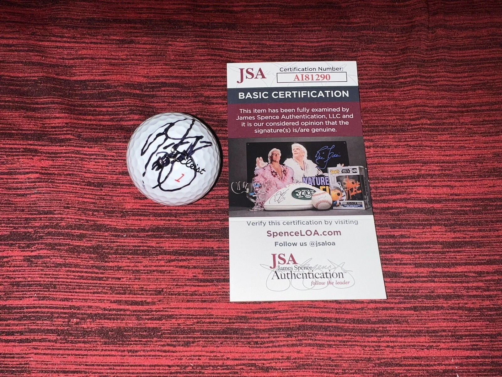 Rickie Fowler Signed Official Titleist Golf Ball PGA Champion JSA Cert ...