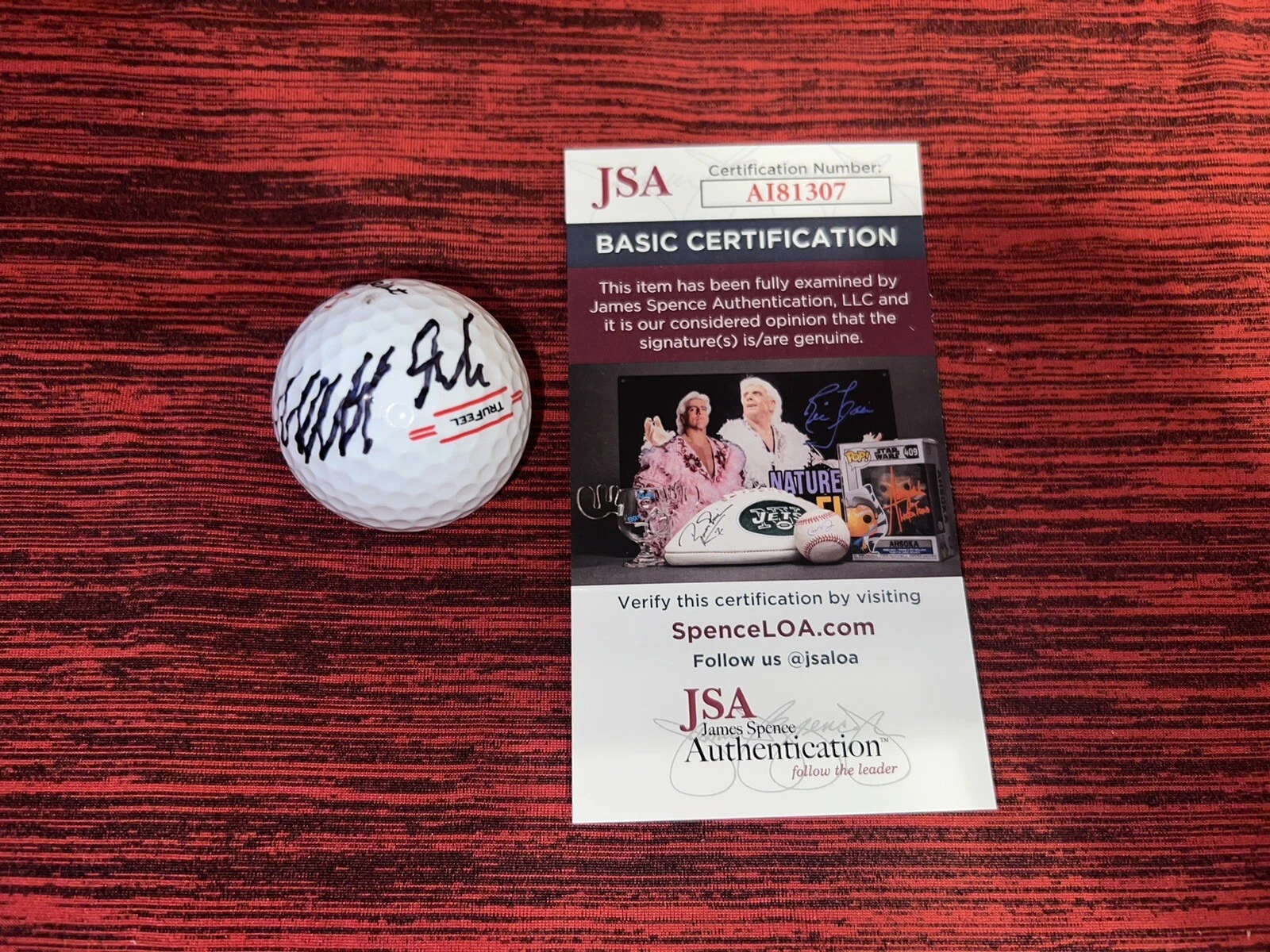 Matt Fitzpatrick Signed Official 122nd US Open Golf Ball PGA Champion ...
