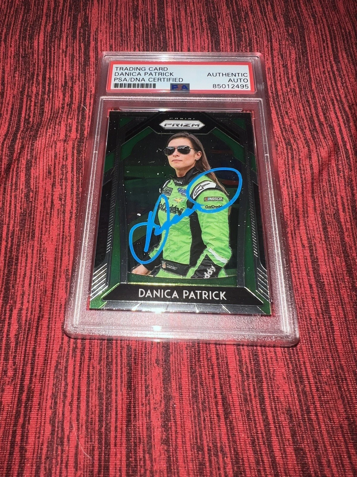 Danica Patrick Signed 2020 Panini Prizm Racing Trading Card PSA/DNA ...