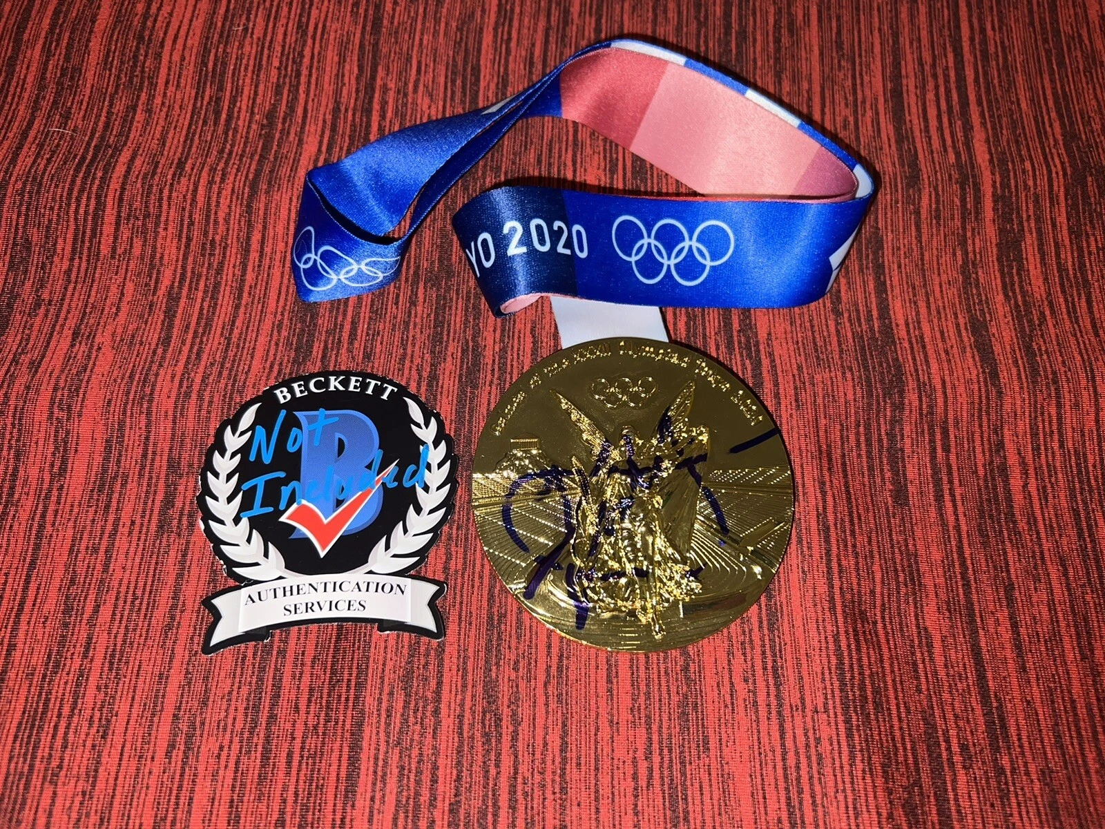 Xander Schauffele Signed 2020 Tokyo Olympics Replica Gold Medal Golf ...