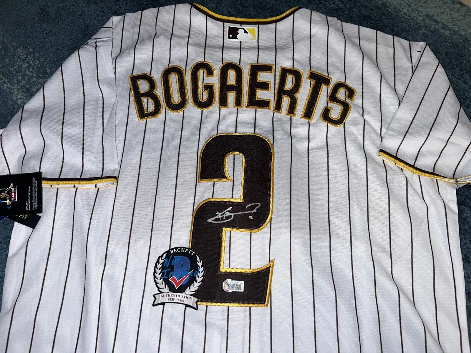 Xander Bogaerts Signed San Diego Padres Jersey Superstar Slugger ...