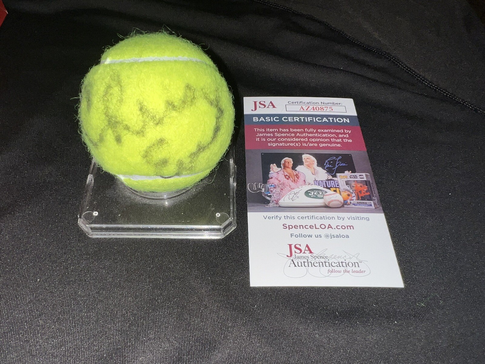 Chris Evert Signed Brand New Wilson US Open Tennis Ball GOAT Champ JSA ...