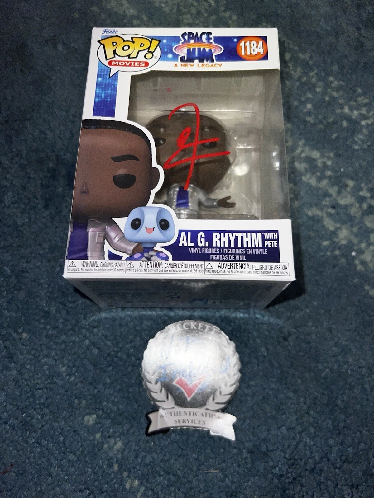 Don Cheadle Signed Official Space Jam Al G Rhythm Funko Pop Beckett #2 ...