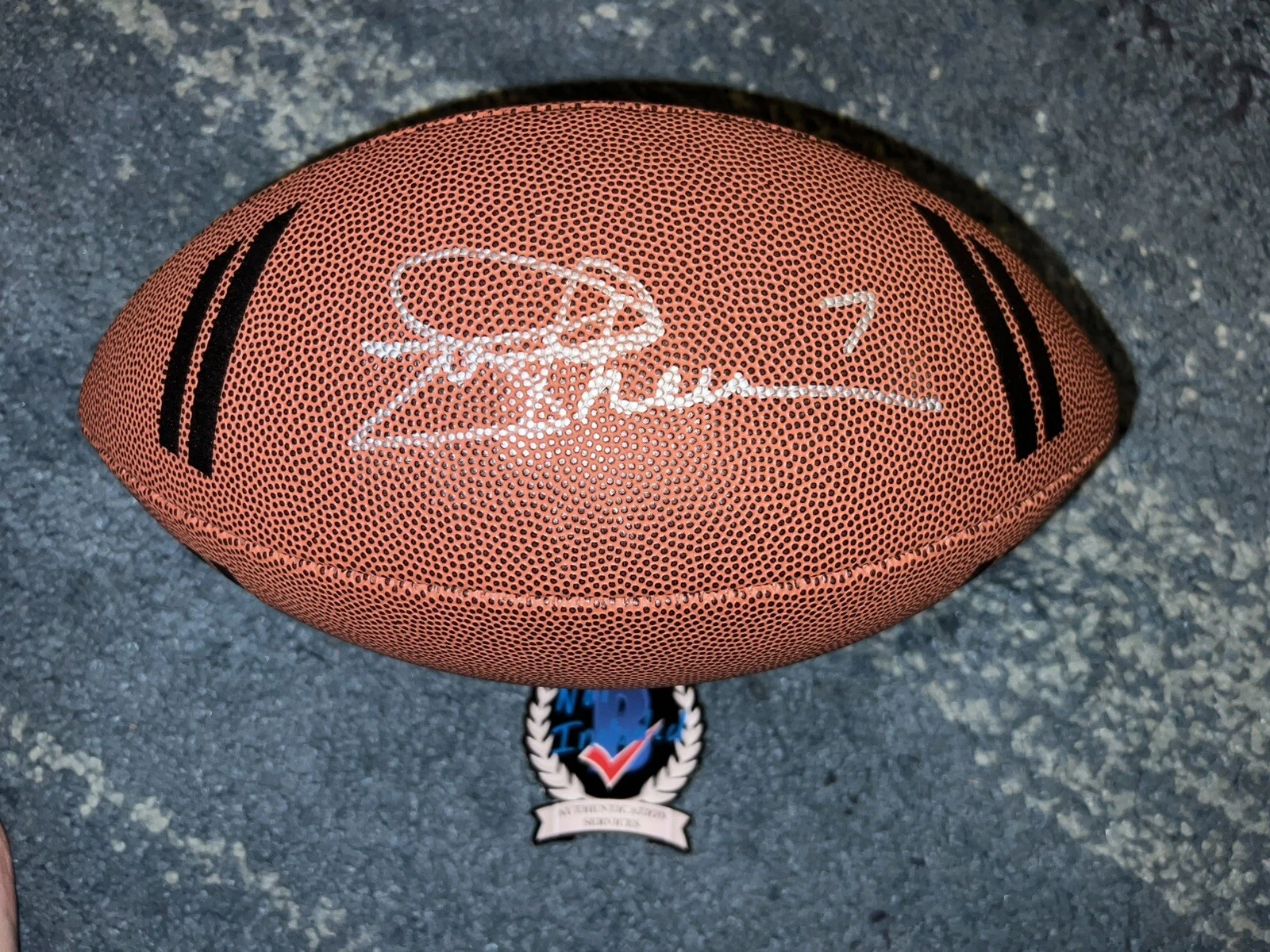 Joe Theismann Signed Wilson NFL Football New Washington Redskins Star ...