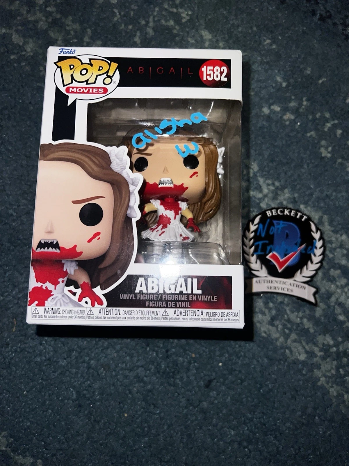 Alisha Weir Signed Official Abigail Funko Pop Horror Film Beckett ...