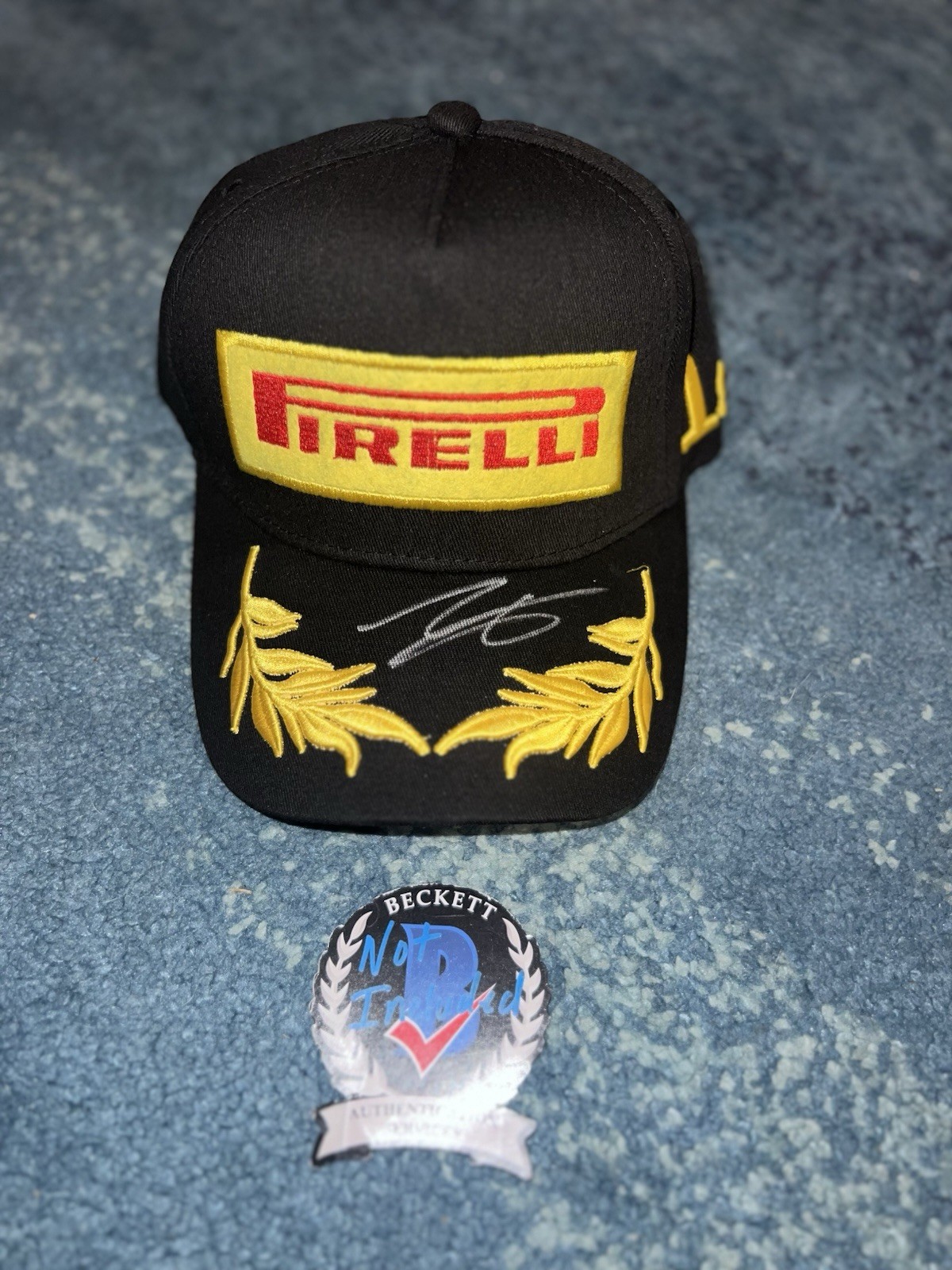Isack Hadjar Signed Pirelli Podium Hat F1 Racing Bulls 2025 Rookie ...