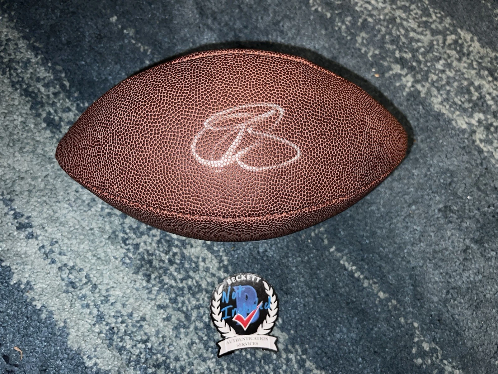 Odell Beckham Jr Signed Wilson NFL Football New York Giants Legend ...