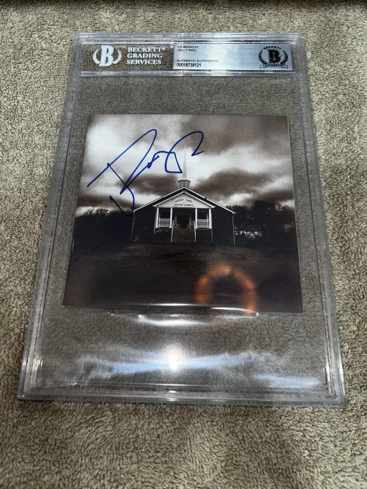 Jelly Roll Signed Whitsitt Chapel CD Booklet Country Music Star Beckett ...