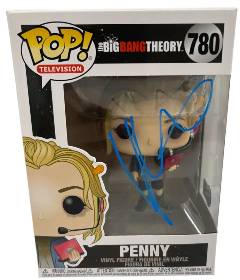 Kaley Cuoco Signed Penny Funko Big Bang Theory Authentic Autograph ...