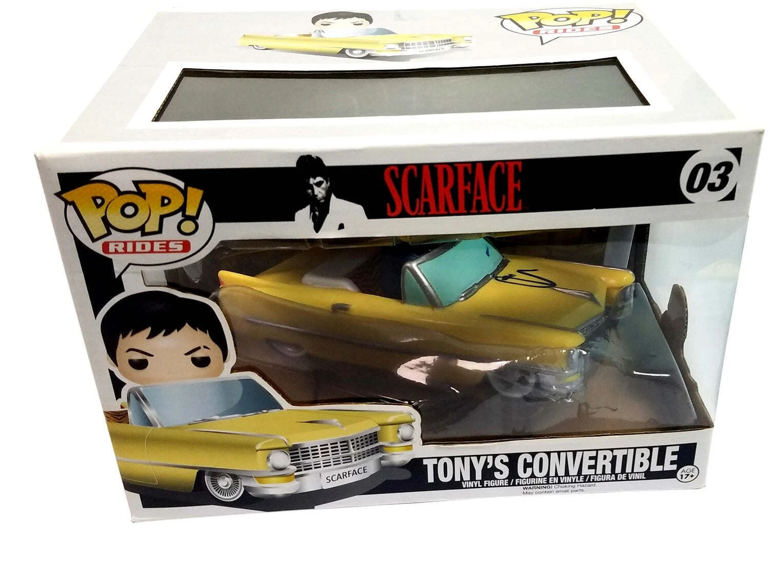 Scarface Al Pacino Signed Autographed Funko Tony's Convertible Car ...