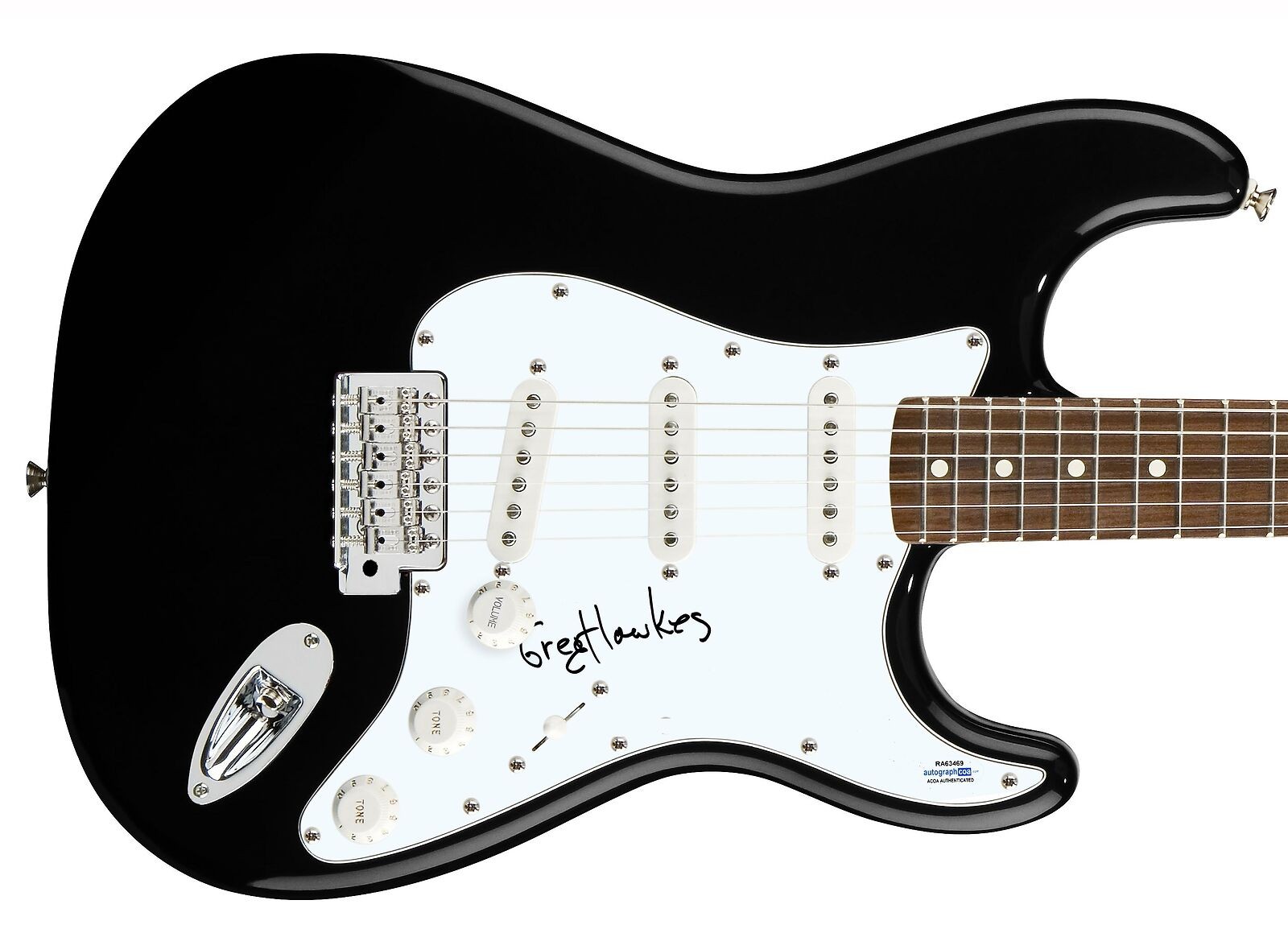 The Cars Greg Hawkes Signed Autographed Guitar ACOA | Autographia