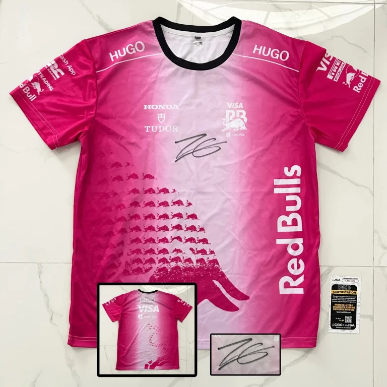 Isack Hadjar Signed Shirt Visa Cash App Racing Bulls Miami GP Formula 1 ...