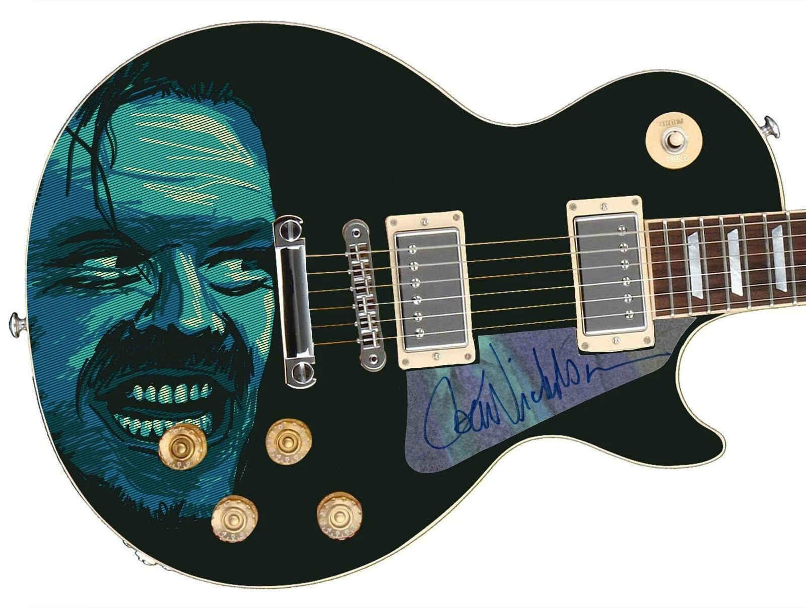 Jack Nicholson The Shining Here?s Johnny Signed 1/1 Custom Graphics ...