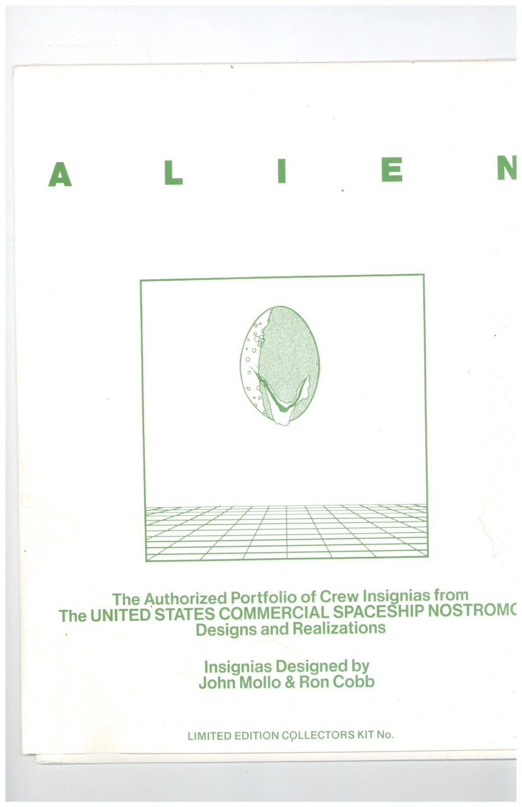 1980 Alien Movie Portfolio of Crew Insignia Concept Kit | Autographia