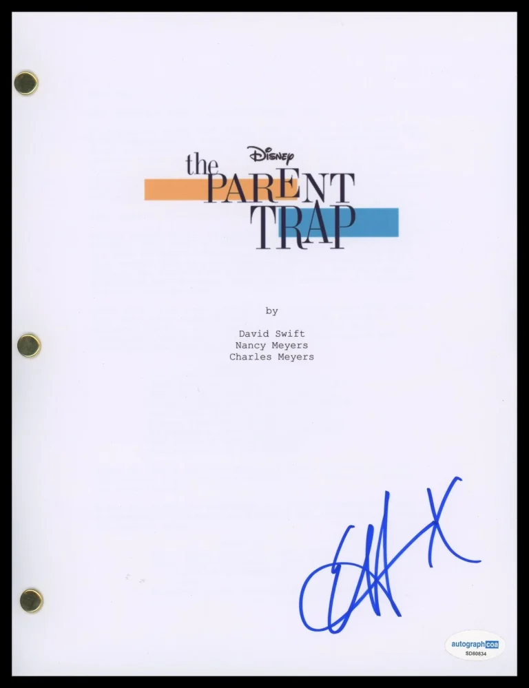 Elaine Hendrix "The Parent Trap" AUTOGRAPH Signed 'Meredith' Script ...