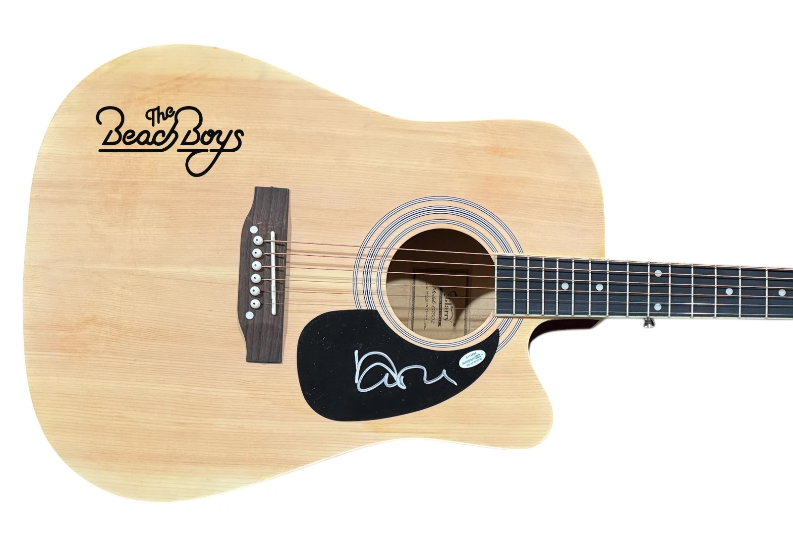 David Marks "The Beach Boys" Signed Autograph Full Size Acoustic Guitar ...