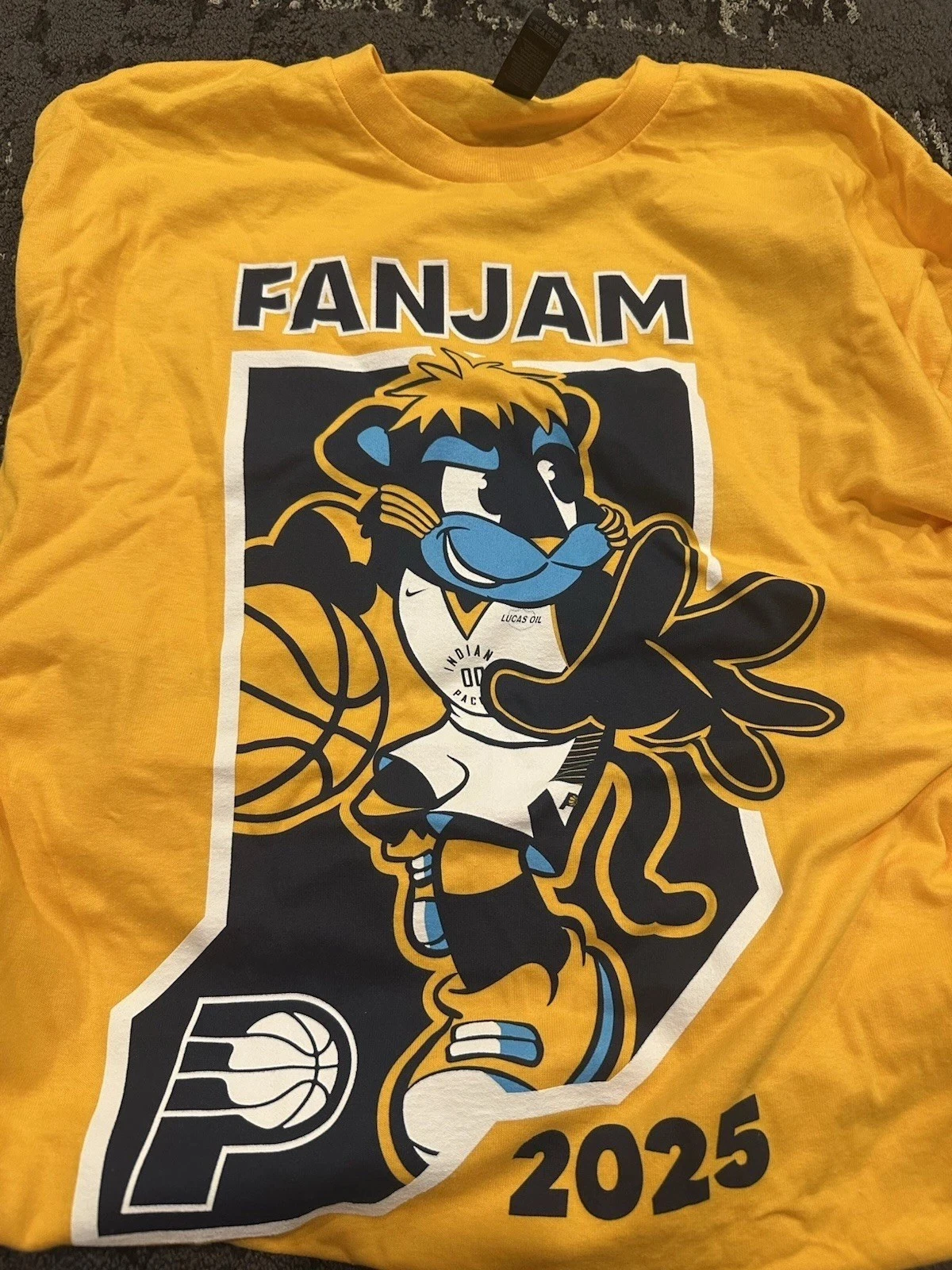 Indiana Pacers Fan Jam T-Shirt Size Adult XL 2025-26 Season | Autographia