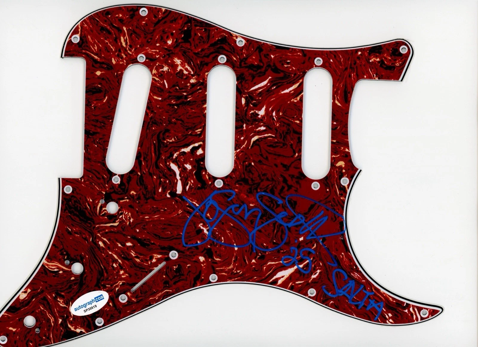 JOSEY SCOTT SALIVA SIGNED AUTOGRAPH STRAT GUITAR PICKGUARD ACOA SPIDER ...