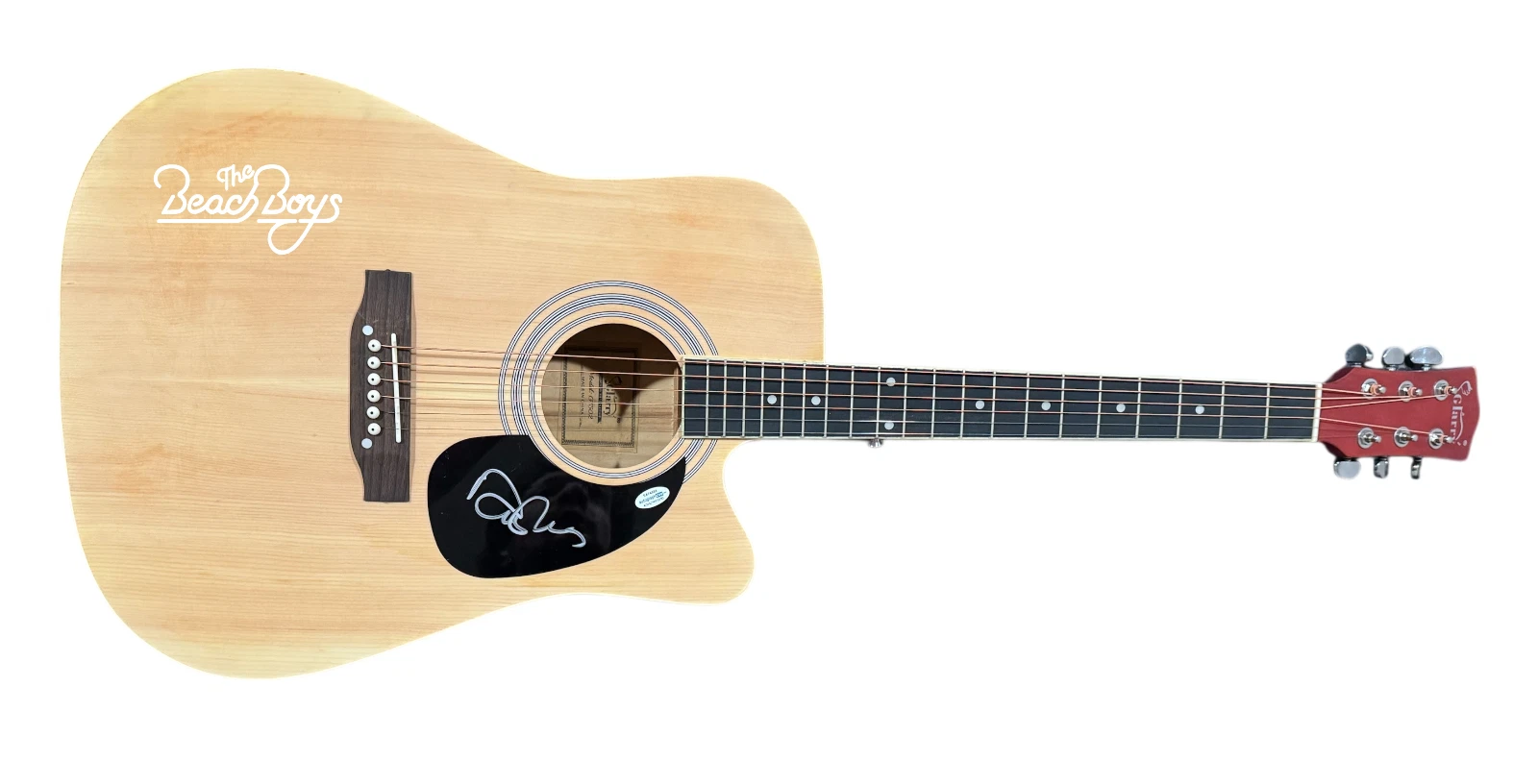 David Marks "The Beach Boys" Signed Autograph Full Size Acoustic Guitar ...