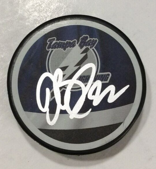 DAN BOYLE SIGNED TAMPA BAY LIGHTNING HOCKEY PUCK W/ CASE COA | Autographia