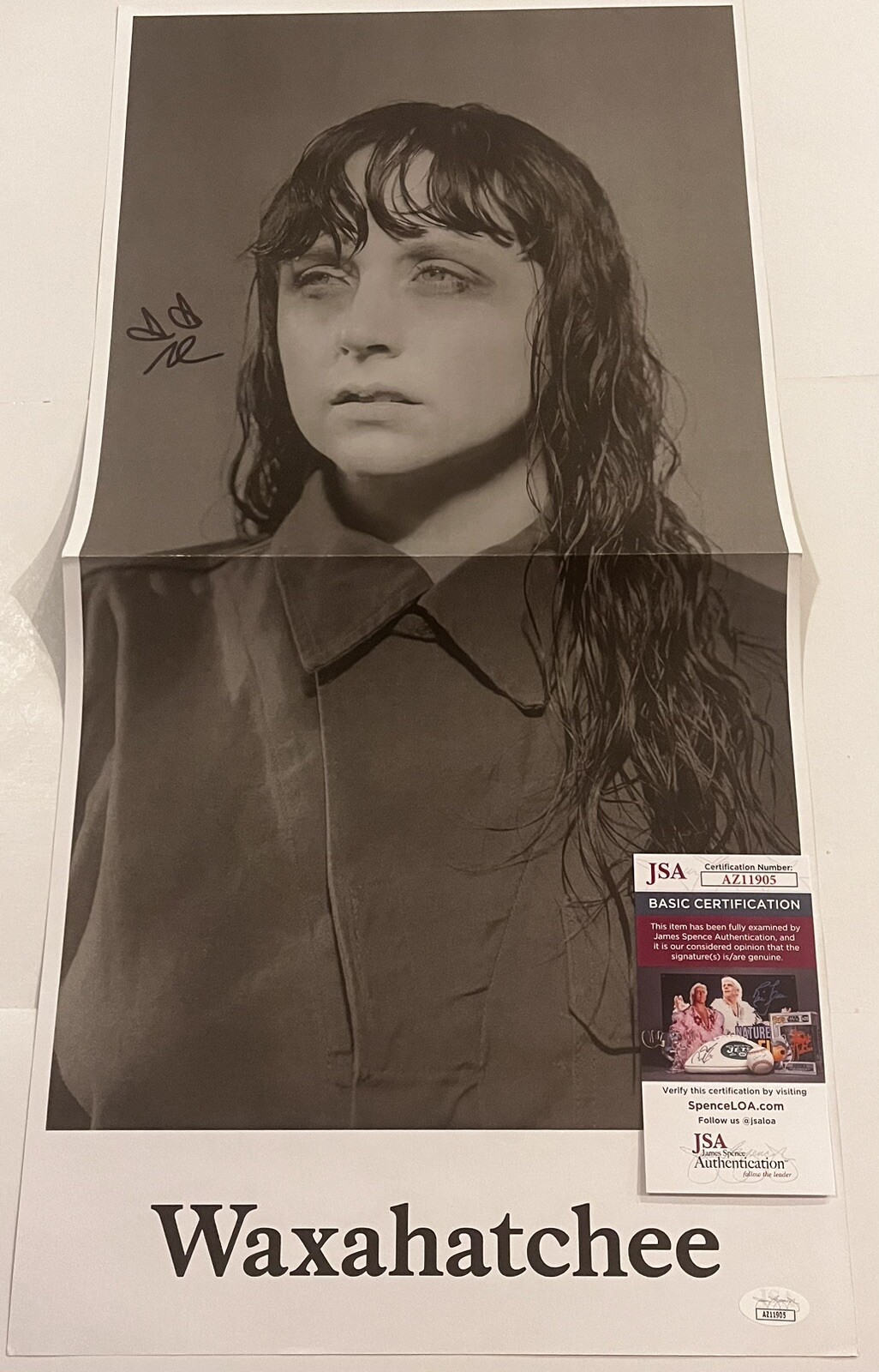 WAXAHATCHEE SIGNED AUTOGRAPHED VINYL INSERT POSTER KATIE CRUTCHFIELD ...