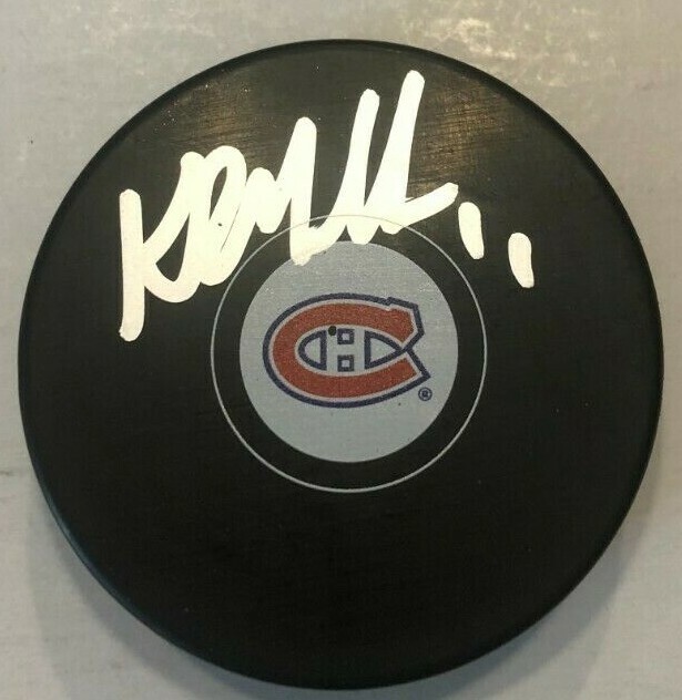 KIRK MULLER SIGNED MONTREAL CANADIENS HOCKEY PUCK W/ CASE COA | Autographia