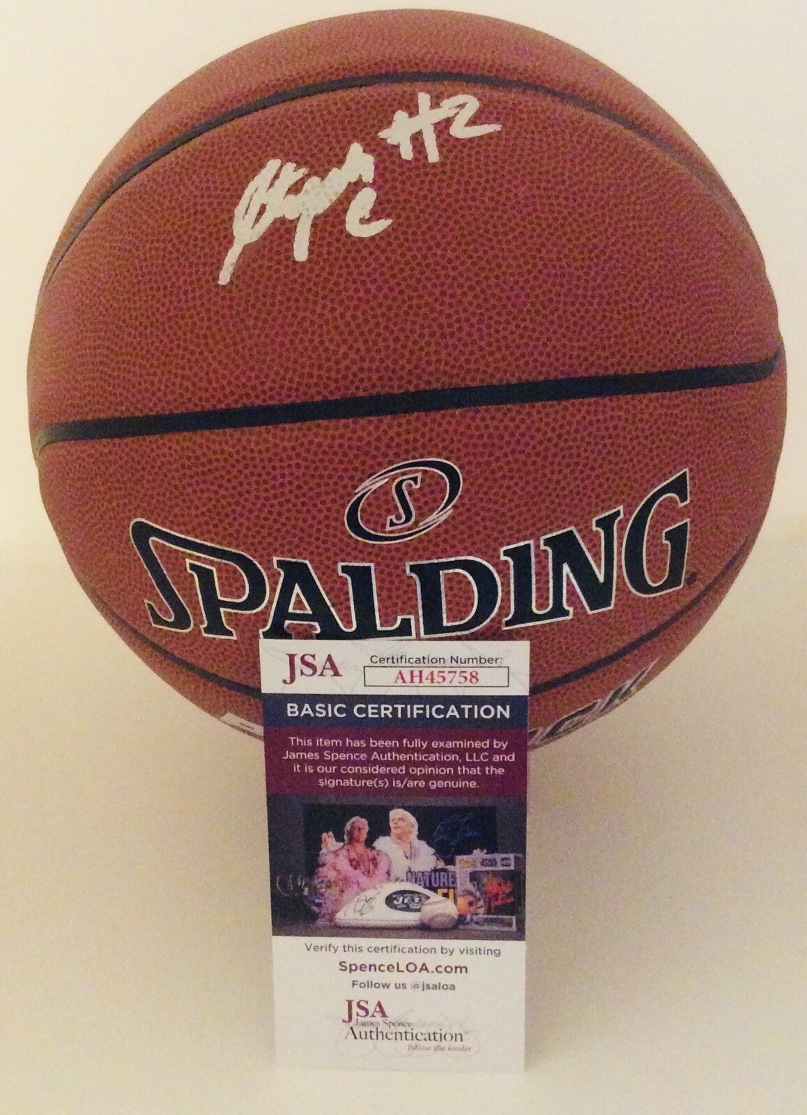 STEPHON CASTLE SIGNED SPALDING BASKETBALL UCONN CONNECTICUT JSA COA ...