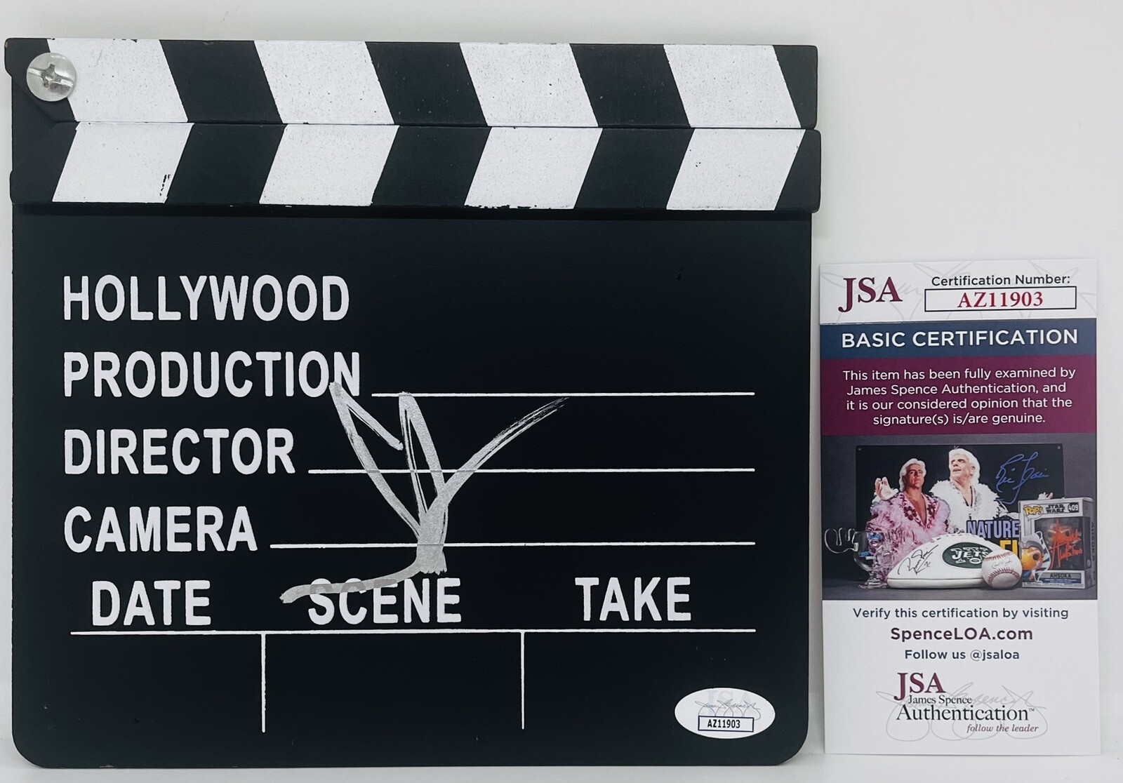 JJ ABRAMS SIGNED MOVIE CLAPPER STAR WARS STAR TREK LOST SUPER 8 ...