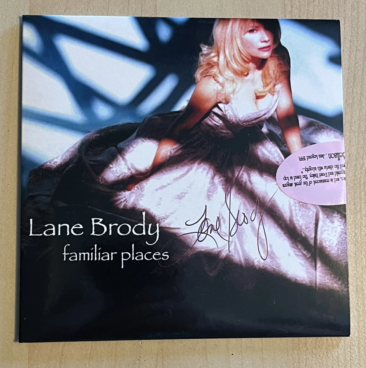 LANE BRODY HAND SIGNED FAMILIAR PLACES CD COUNTRY MUSIC STAR VERY RARE ...
