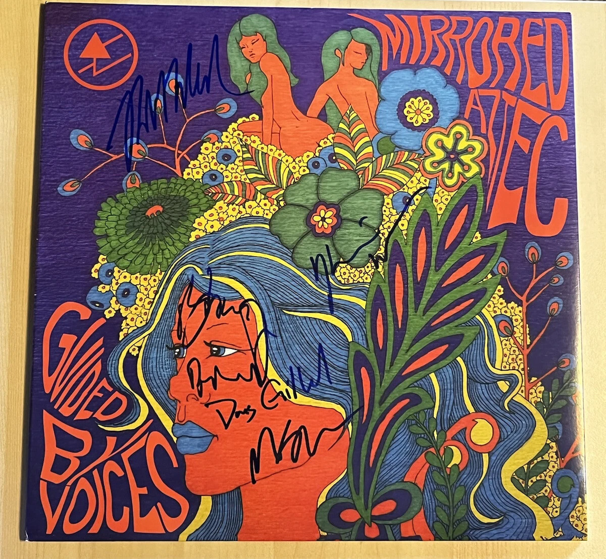 GUIDED BY VOICES FULL BAND SIGNED LP VINYL RECORD ALBUM ROBERT POLLARD ...