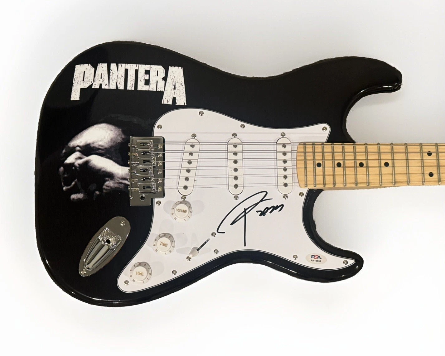 PHIL ANSELMO HAND SIGNED CUSTOM GUITAR PANTERA SINGER LEGEND ...