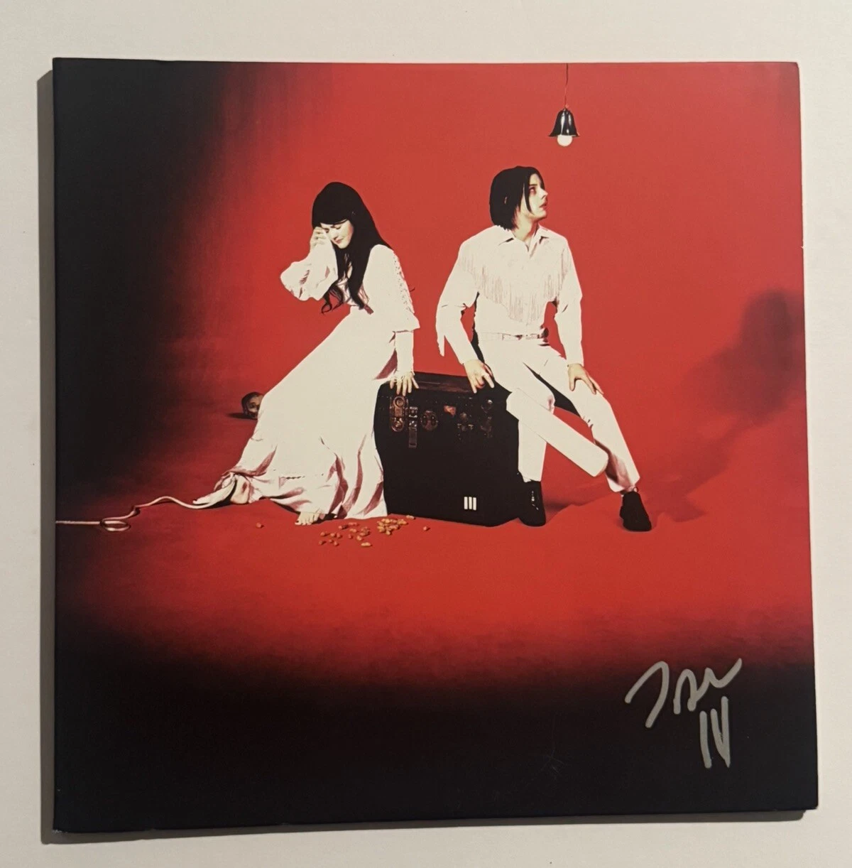 JACK WHITE SIGNED LP VINYL RECORD ALBUM RARE THE WHITE STRIPES SINGER ...