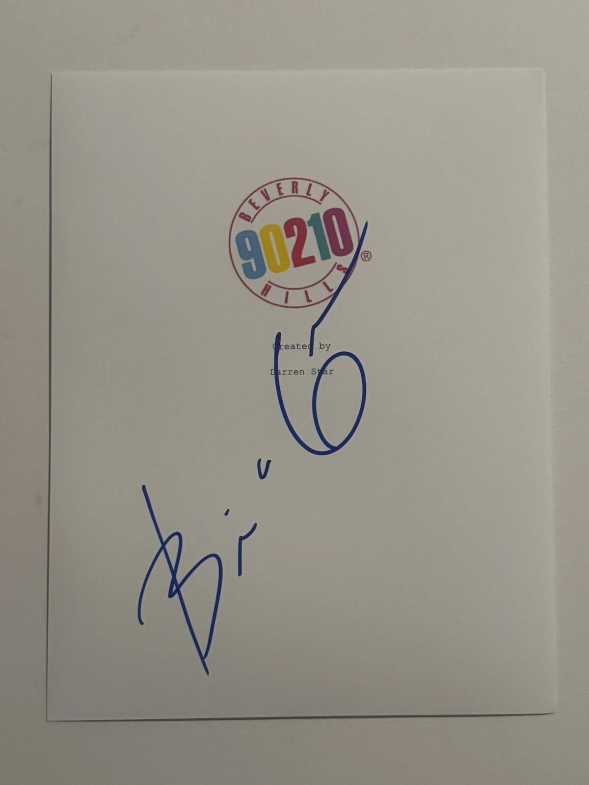 BRIAN AUSTIN GREEN SIGNED SCRIPT COVER AUTOGRAPHED BEVERLY HILLS 90210 ...