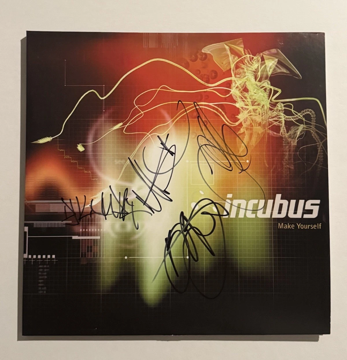 INCUBUS FULL BAND SIGNED MAKE YOURSELF LP VINYL RECORD ALBUM BRANDON ...