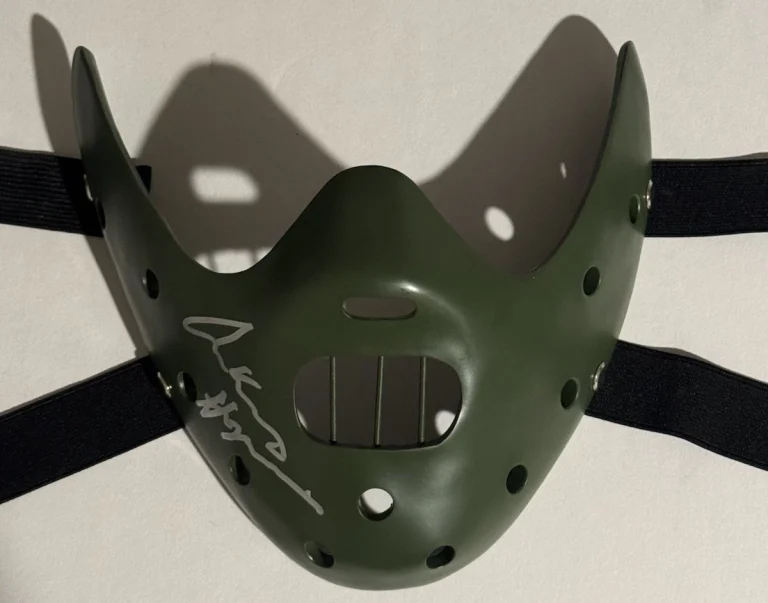 Anthony Hopkins Signed Hannibal Lecter Mask The Silence of the Lambs ...