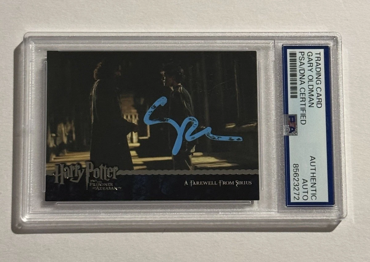 GARY OLDMAN SIGNED AUTO RC Harry Potter Prisoner Of Azkaban #88 SIRIUS ...