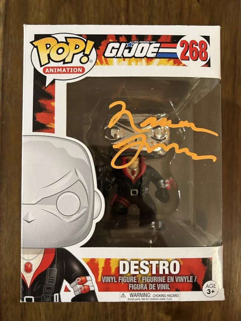 Maurice LaMarche ‘G.I. Joe’ Signed ‘Destro’ Funko Pop Beckett | Autographia