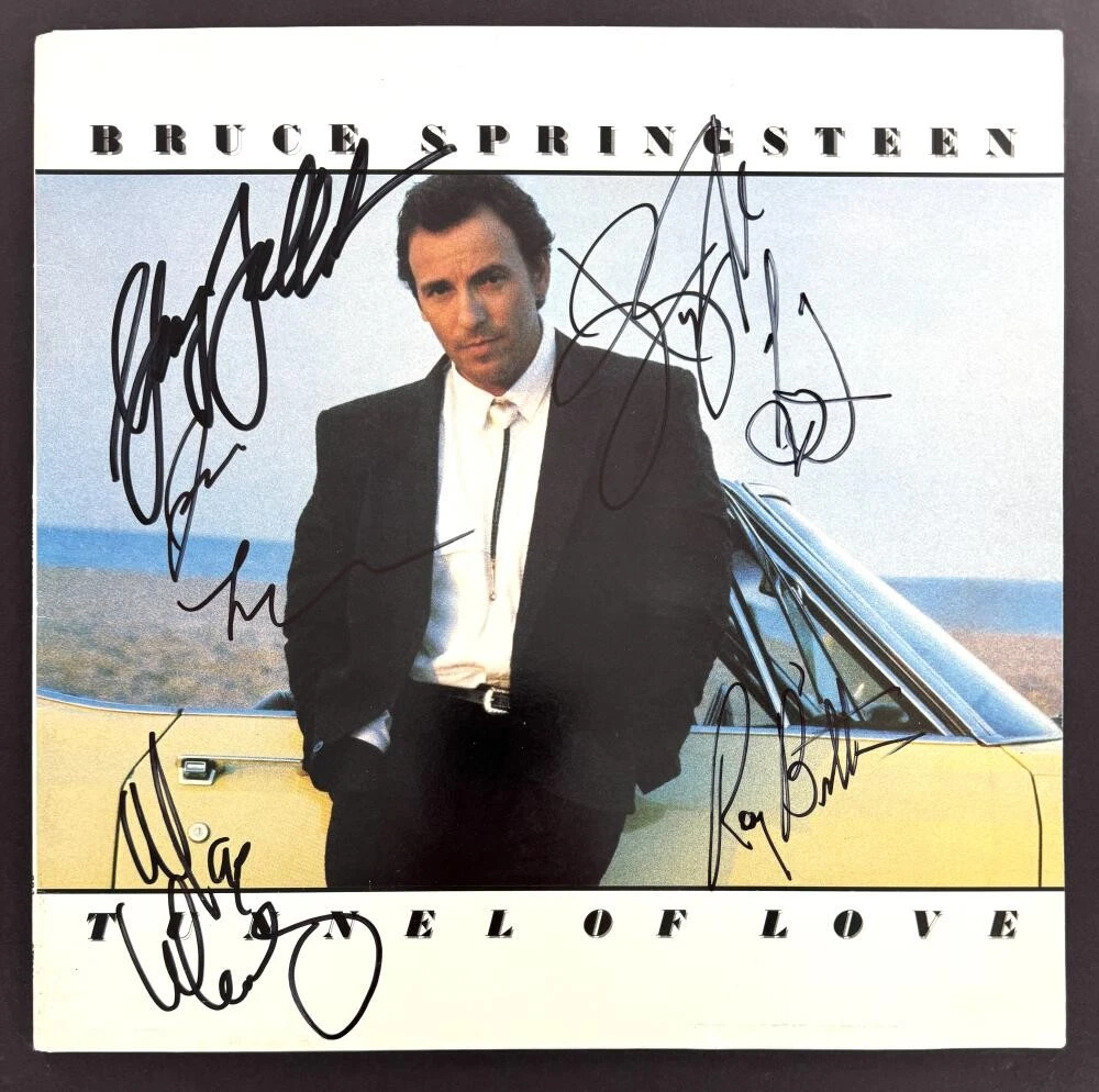 Bruce Springsteen and E Street Band x6 Signed Autograph Album Record ...
