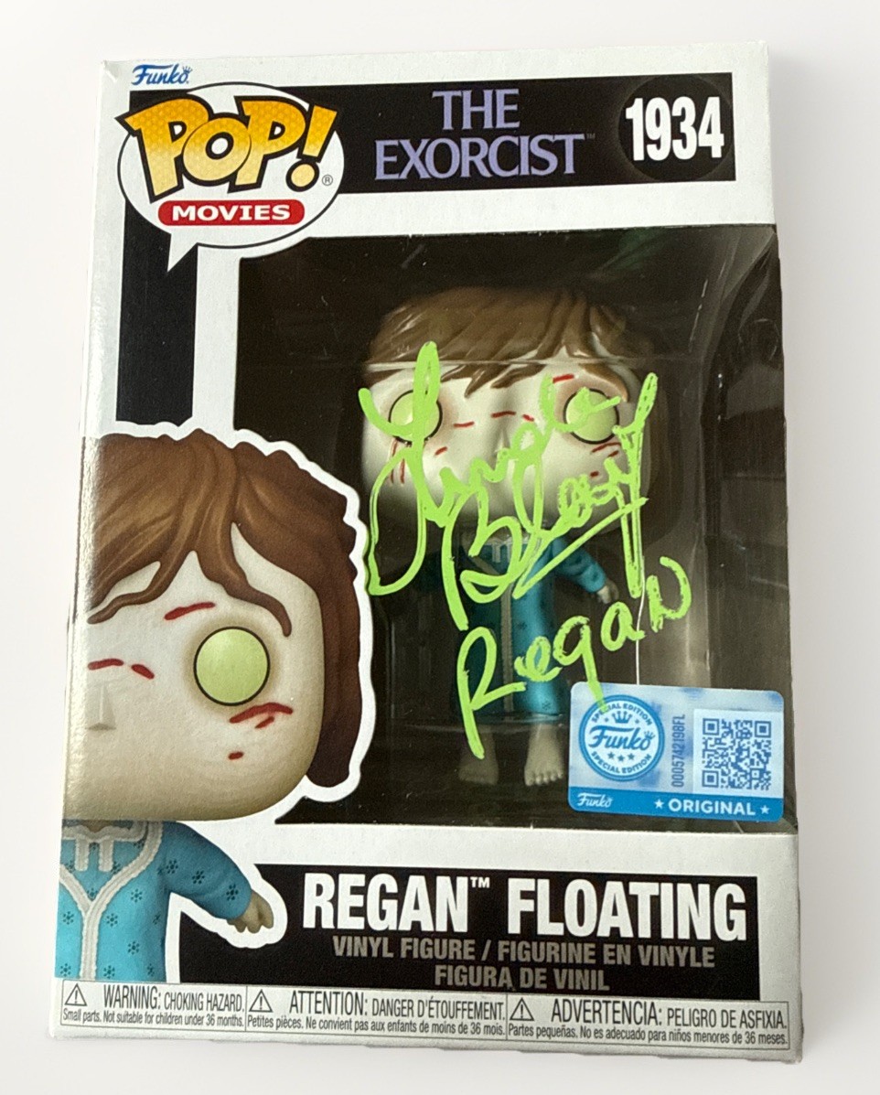 LINDA BLAIR signed (THE EXORCIST) #1934 Regan Floating Funko Pop JSA ...