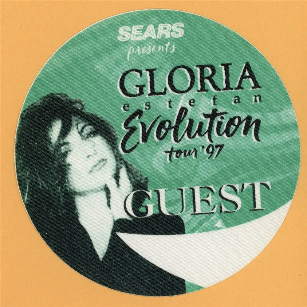 Gloria Estefan 1997 Evolution Concert Tour GUEST Backstage Pass - Sears ...