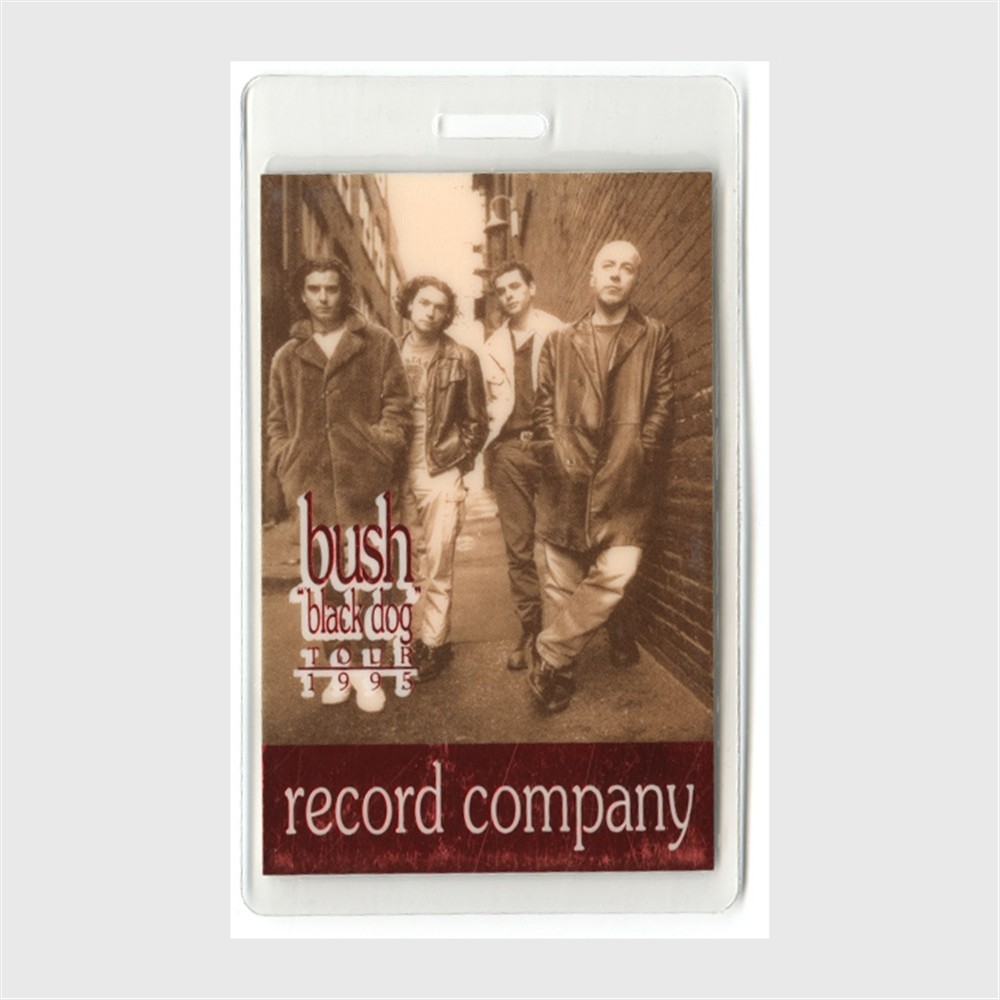 Bush 1995 Sixteen Stone Concert Tour Laminated Backstage Pass | Autographia