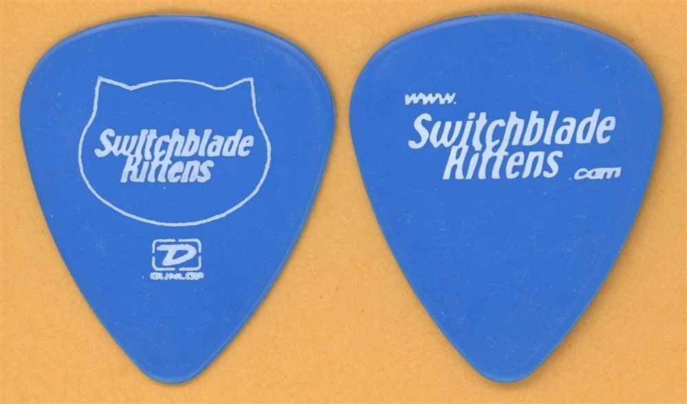 Switchblade Kittens Pep Vintage Guitar Pick - 2004 US Tour | Autographia