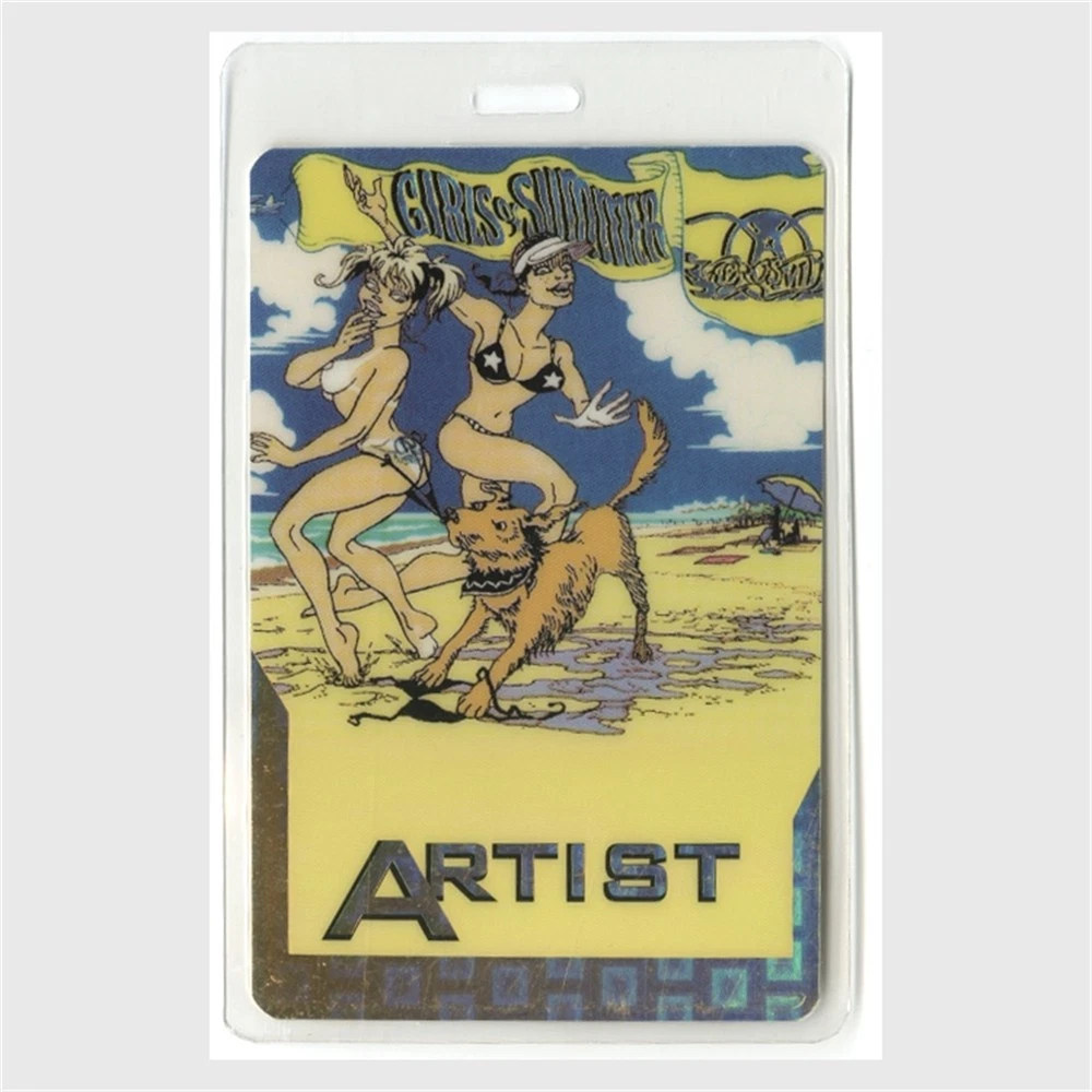 Aerosmith 2002 Girls of Summer Concert Tour Artist Laminated Backstage ...