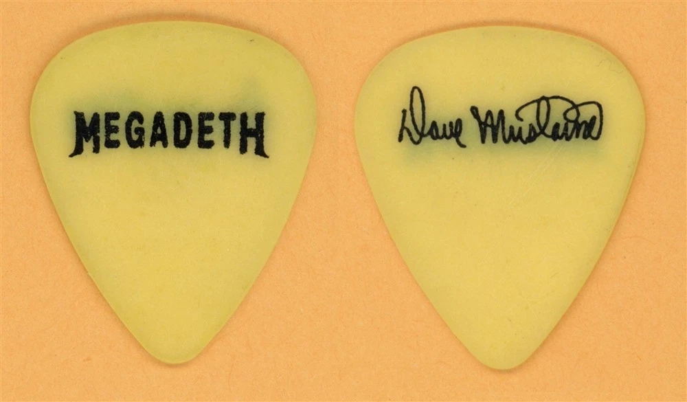 Megadeth Dave Mustaine Vintage - 2001 World Needs A Hero Tour | Autographia