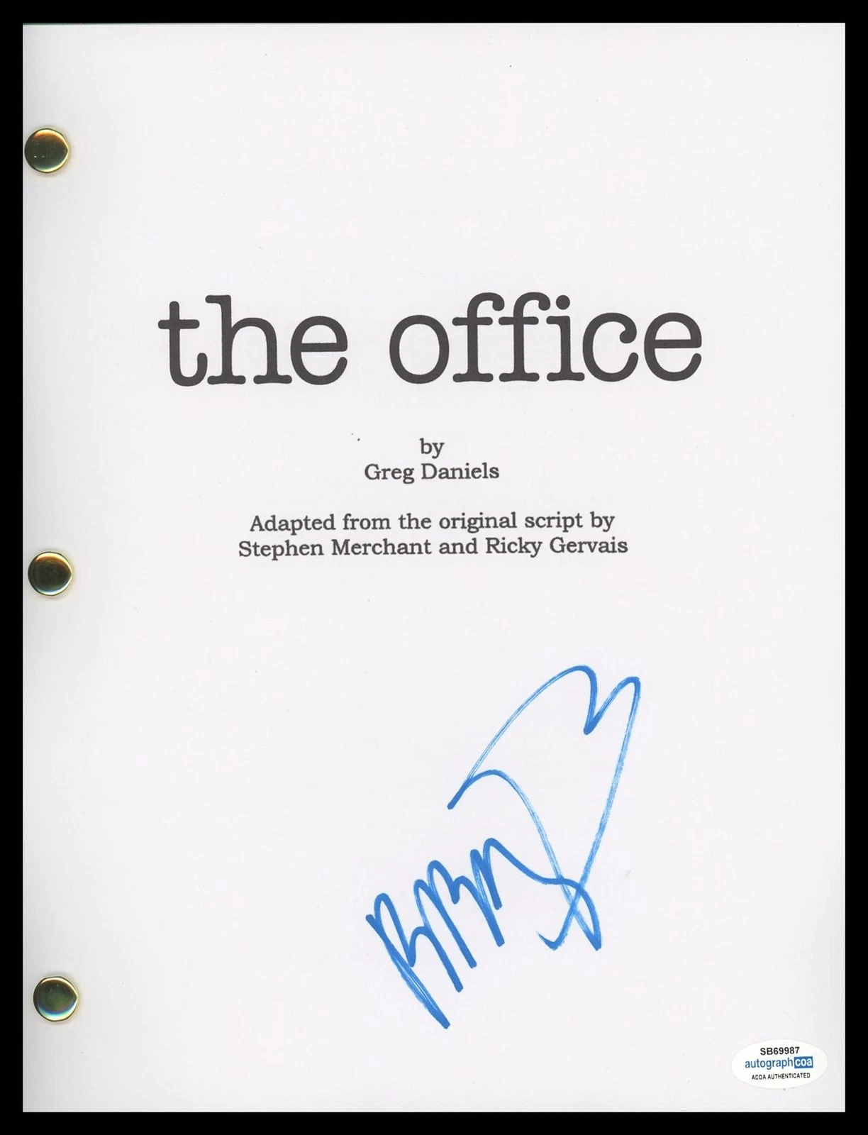 Brian Baumgartner "The Office" AUTOGRAPH Signed Kevin Pilot Episode ...