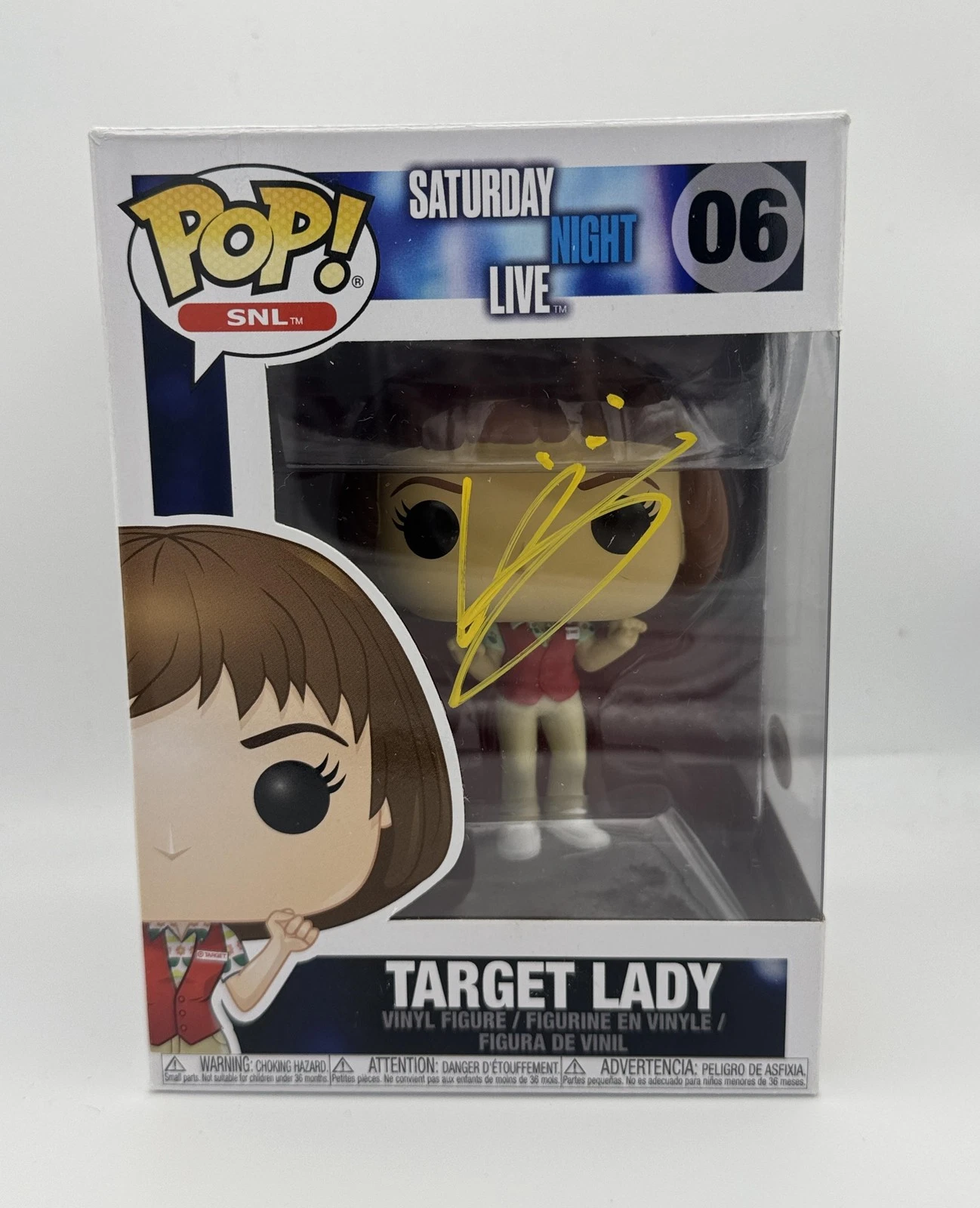 Kristen Wiig "Saturday Night Live" AUTOGRAPH Signed 'Target Lady' Funko ...