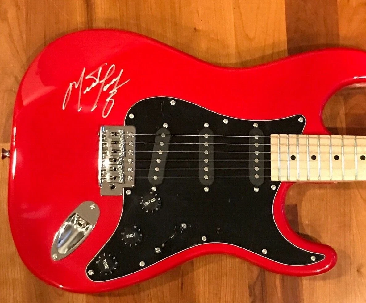 * MEAT LOAF * signed electric guitar * BAT OUT OF HELL * EXACT PROOF ...