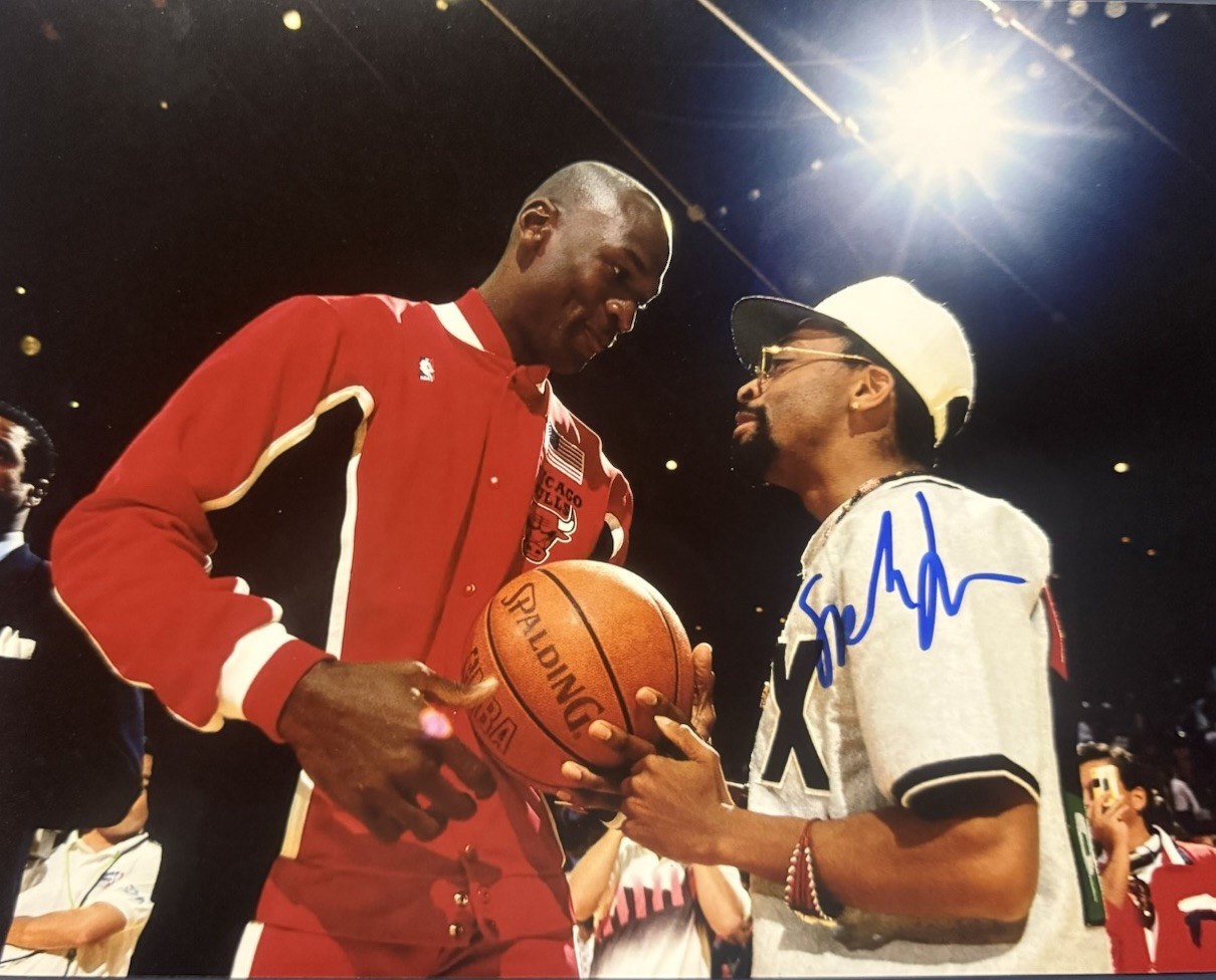 SPIKE LEE SIGNED 8x10 PHOTO DIRECTOR LEGEND MICHAEL JORDAN AUTOGRAPH ...