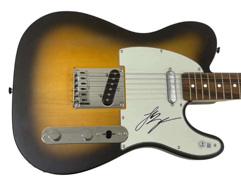 Luke Bryan Signed Fender Telecaster Electric Guitar Autograph Beckett ...